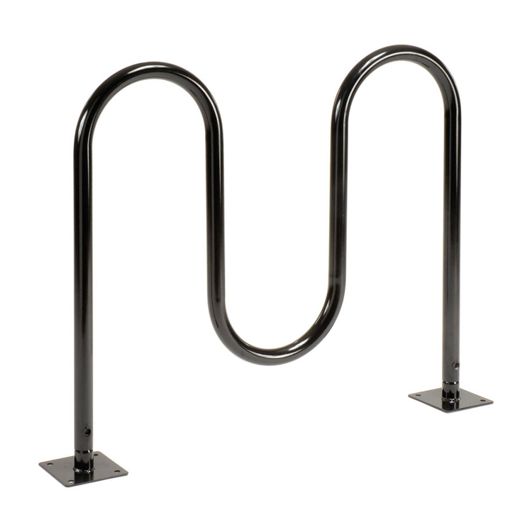 Wave Bike Rack WMBR04, Black Coating, 9-Bike - Tailongrise