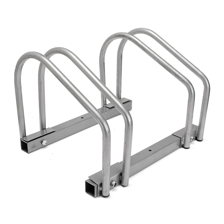Low Profile Bike Rack LPBR03, 2-Bike, Galvanized Surface - Tailongrise